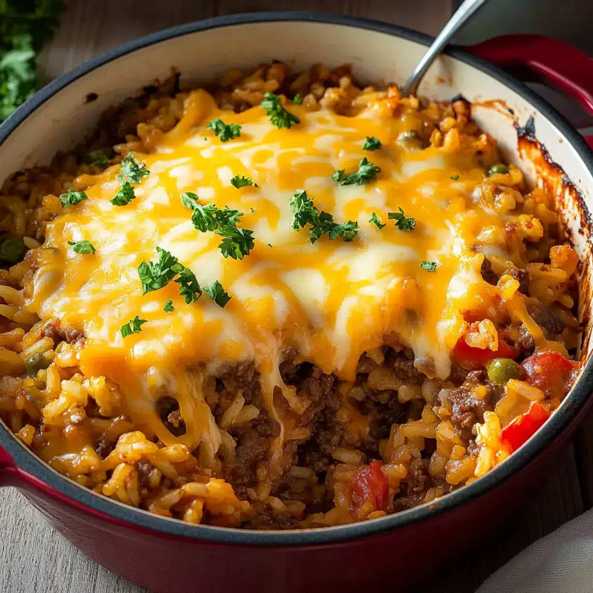 Cozy Beef and Rice Casserole - A Delicious One-Dish Meal