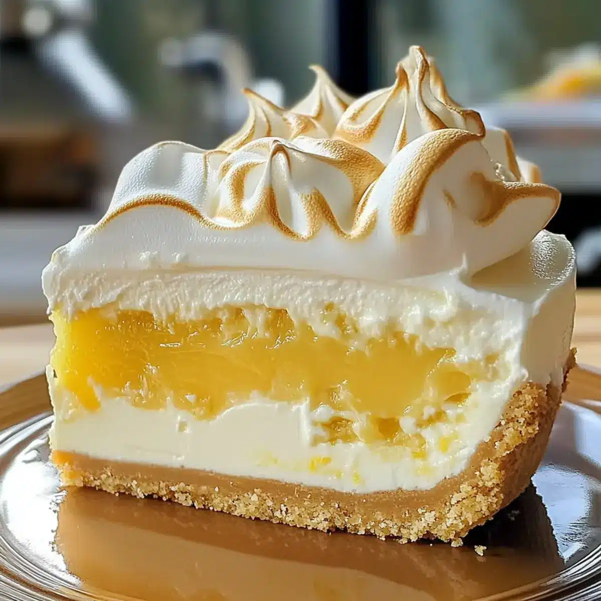 Irresistible Triple Lemon Meringue Cheesecake: A Delicious Delight