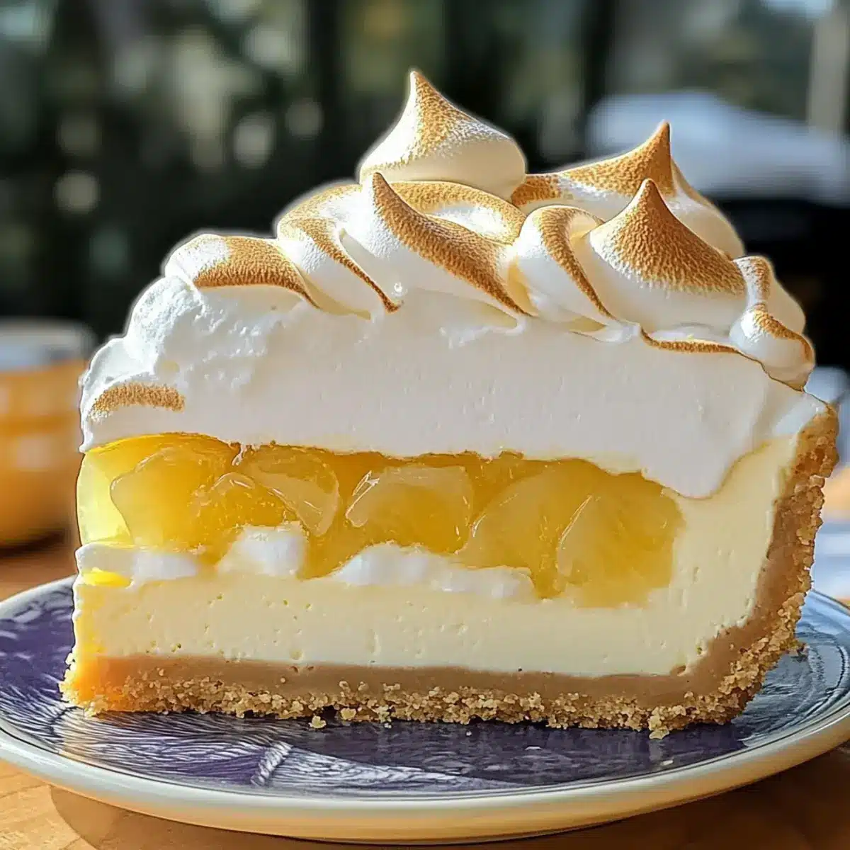 Irresistible Triple Lemon Meringue Cheesecake: A Delicious Delight